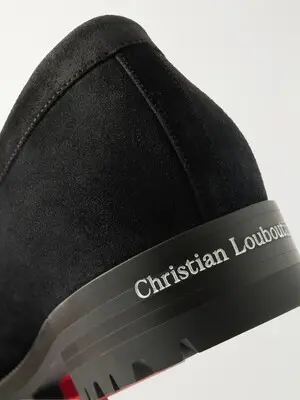 CHRISTIAN LOUBOUTIN Cavavin Suede Loafers