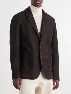 Mr P. Suede Suit Jacket