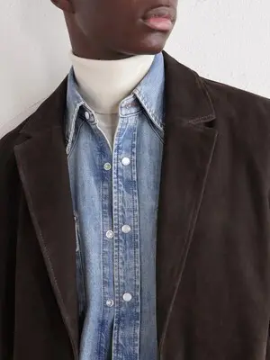 Mr P. Suede Suit Jacket