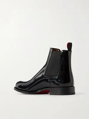 CHRISTIAN LOUBOUTIN Choucair Leather Chelsea Boots