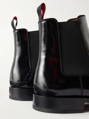 CHRISTIAN LOUBOUTIN Choucair Leather Chelsea Boots