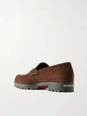 CHRISTIAN LOUBOUTIN Cavavin Suede Loafers