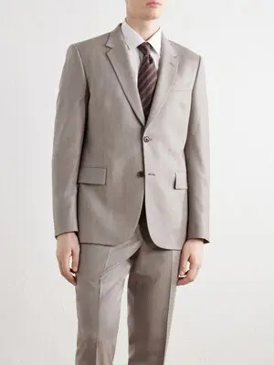 Paul Smith Wool And Cashmere-blend Suit Jacket - Neutrals