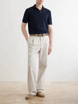 SLOWEAR Slim-fit Icecotton Polo Shirt