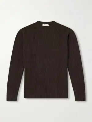 Altea Wool And Cashmere-blend Sweater - Brown