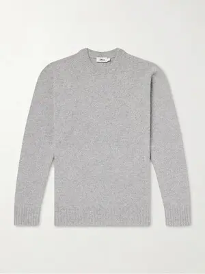 Altea Wool And Cashmere-blend Sweater - Gray