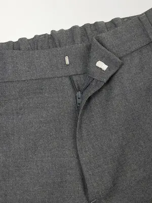 Altea Renee Straight-leg Stretch-wool Flannel Trousers