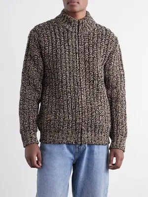 Altea Wool-blend Zip-up Cardigan