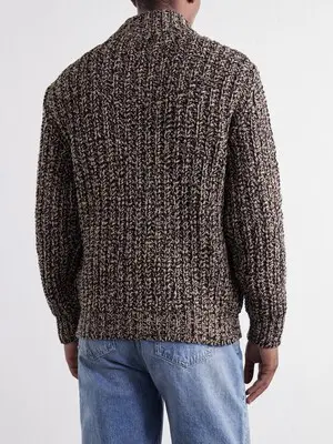 Altea Wool-blend Zip-up Cardigan