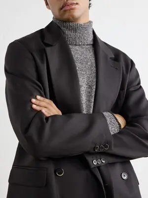 Altea Wool And Cashmere-blend Mouliné Rollneck Sweater