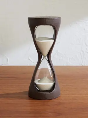 Assouline Mirage Full-grain Leather Hourglass