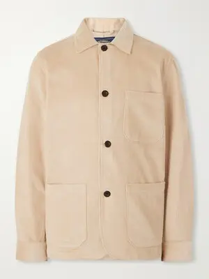Portuguese Flannel Labura Cotton-corduroy Overshirt - Neutrals