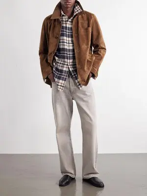 Portuguese Flannel Hillside Checked Cotton-flannel Shirt