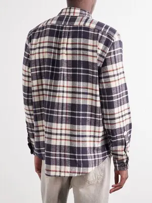 Portuguese Flannel Hillside Checked Cotton-flannel Shirt
