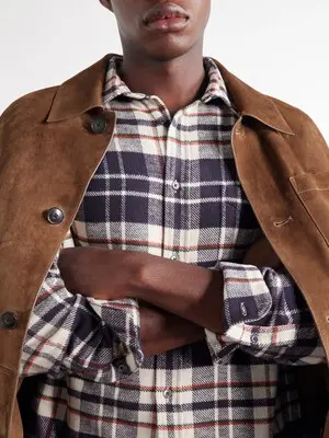 Portuguese Flannel Hillside Checked Cotton-flannel Shirt