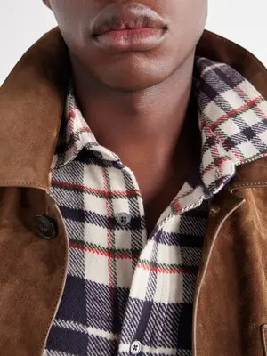 Portuguese Flannel Hillside Checked Cotton-flannel Shirt