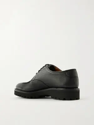 John Lobb Land Full-grain Leather Derby Shoes