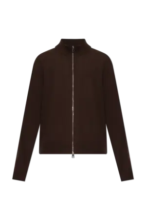 Givenchy Cardigan With Embroidered Logo - Brown