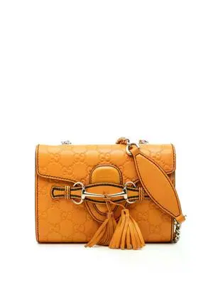 Gucci 2000-2015 Mini Guccissima Emily Crossbody Bag - Orange