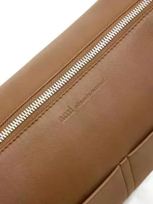 AMI Paris Cow-leather Carrousel Zipped Bag