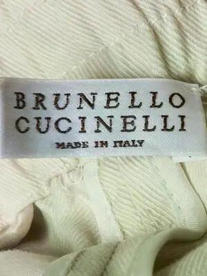 Brunello Cucinelli Pleated Gabardine Trousers - Neutrals