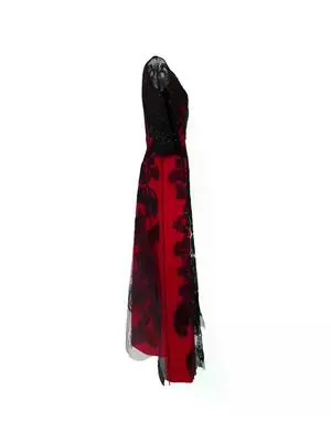 Dolce & Gabbana Lace-accent Gown Maxi Dress