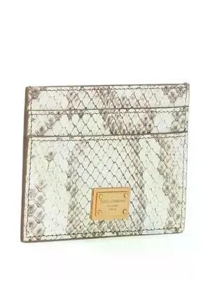 Dolce & Gabbana Python Card Holder