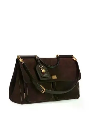 Dolce & Gabbana My Sicily Handbag In Split Calfskin