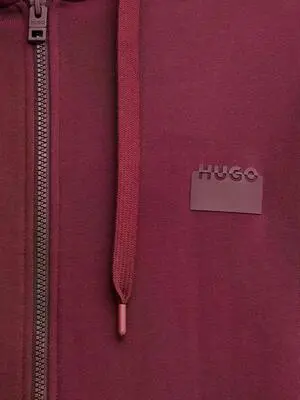 Hugo Logo-patch Zip-up Hoodie