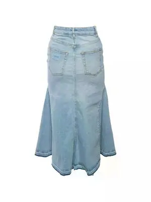 GANNI Flared Midi Skirt