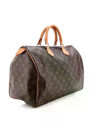 LOUIS VUITTON Speedy Handbag Monogram Canvas 35 Satchel