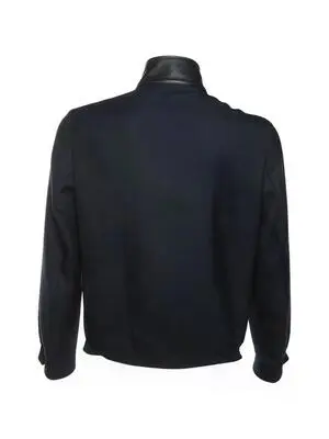 Sandro Leather-collar Zip-up Jacket