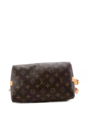 LOUIS VUITTON Monogram Canvas Speedy Bandouliere Satchel - Brown