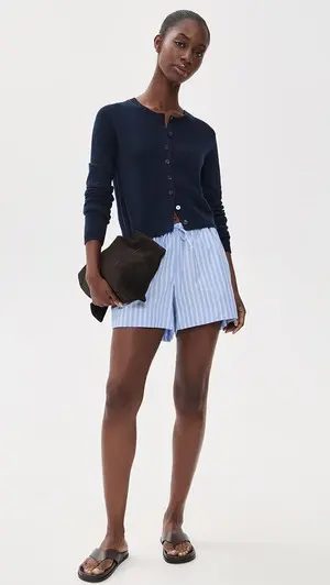 REFORMATION Clara Cashmere Crew Cardigan
