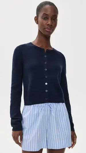 REFORMATION Clara Cashmere Crew Cardigan