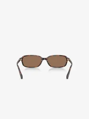 Michael Kors Agra Sunglasses In By - Brown