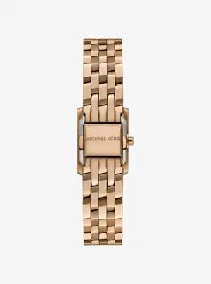 Michael Kors Micro Georgie Beige -tone Watch In By