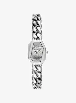 Michael Kors Petite Suri Pavé -tone Watch In By - Silver
