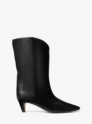 Michael Kors Daniela Leather Boot In Size By