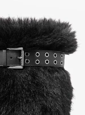 Michael Kors Starling Faux Fur Puffer Boot In Size By