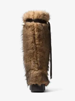 Michael Kors Starling Faux Fur Puffer Boot In Size By