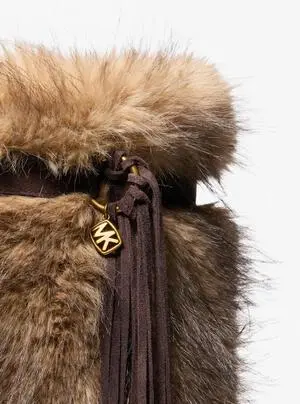 Michael Kors Starling Faux Fur Puffer Boot In Size By