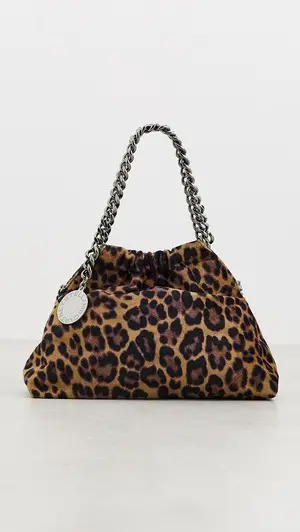 Stella McCartney Falabella Mini Drawstring Bag - Leopard