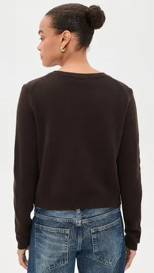 REFORMATION Clara Cashmere Crew Cardigan