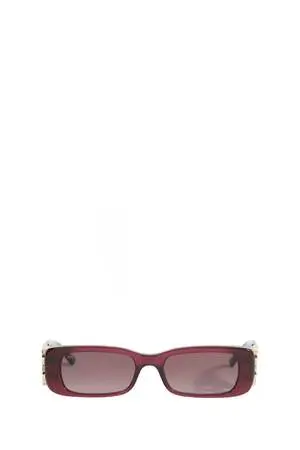 Balenciaga Dynasty Rectangle Sunglasses