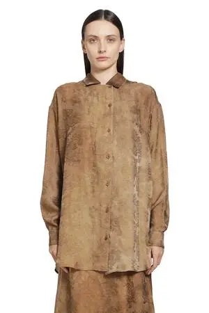 UMA WANG Tyesha Top - Brown