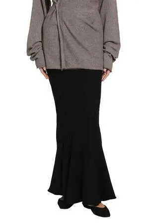 YEHUAFAN Yak Knit Long Skirt