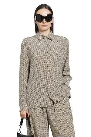 Balenciaga Monogram Shirt - Beige