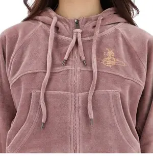 VIVIENNE WESTWOOD Zip Up Drawstring Hoodie