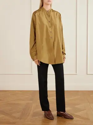 THE ROW Long-sleeved Shirt - Brown